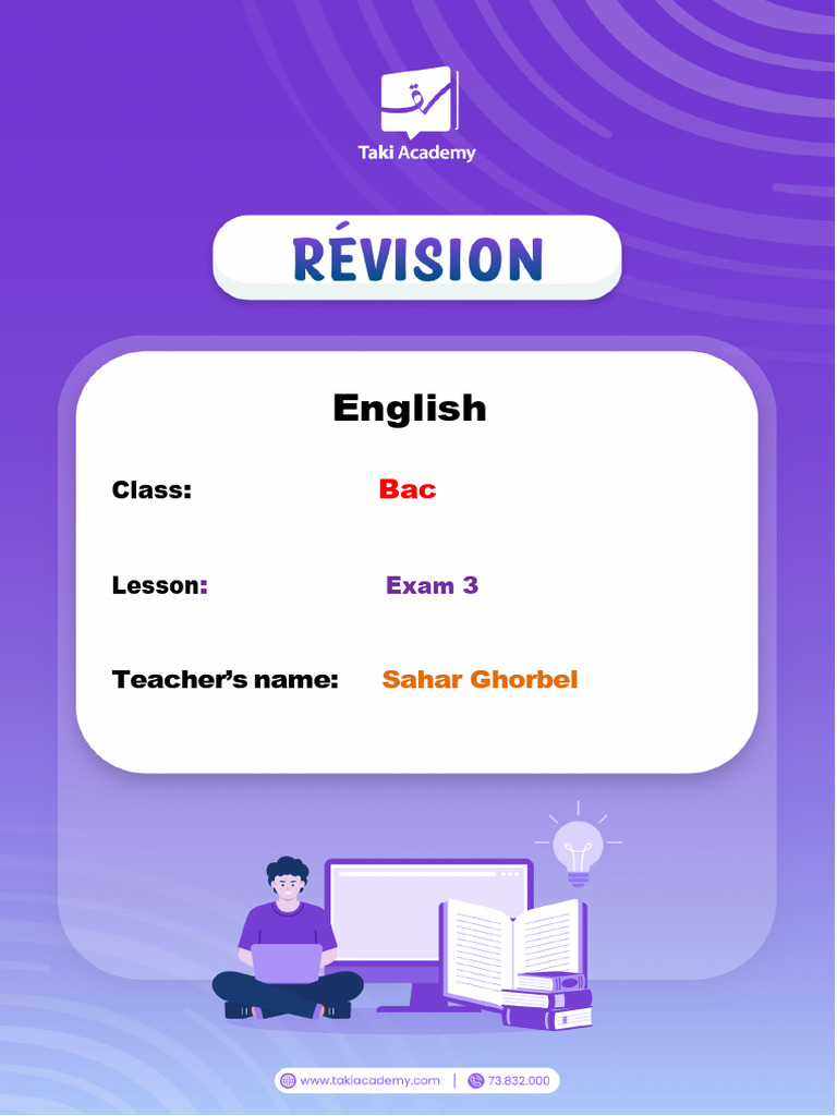 6824779e446b8 - Exam Bac SC 3.. | PDF