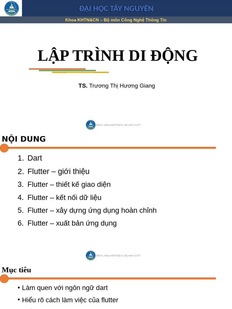 Laptrinhdidong Flutter | PDF
