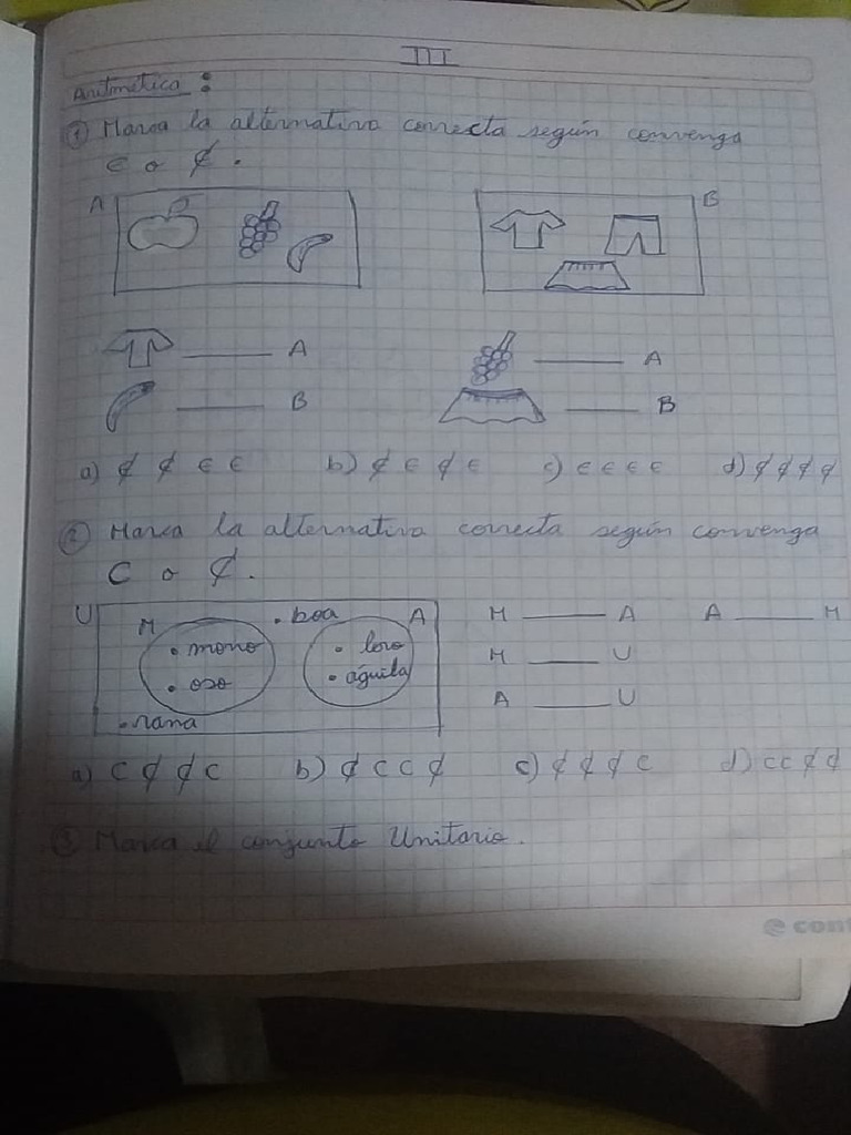 Ejercicios de Matemática 2 | PDF