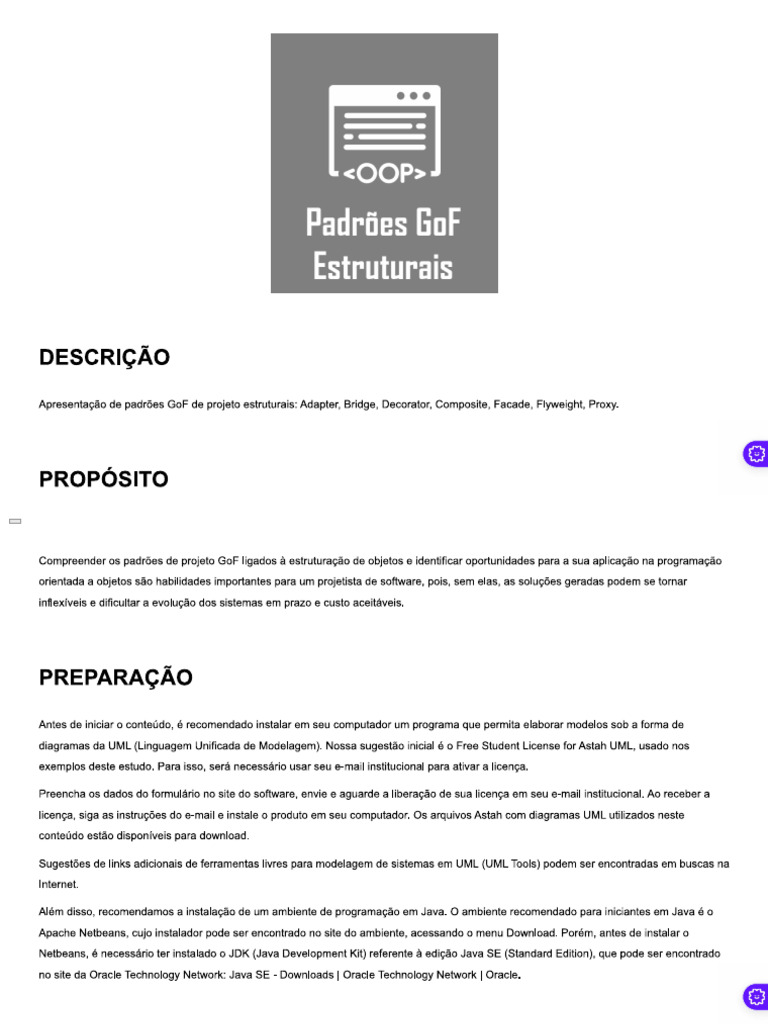Padrões Gof Estruturais | PDF