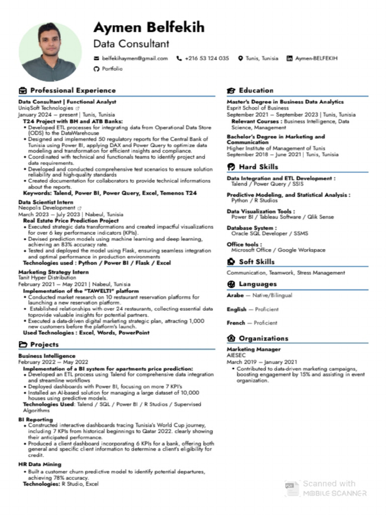 Aymen Belfekih Cv (1).PDF | PDF