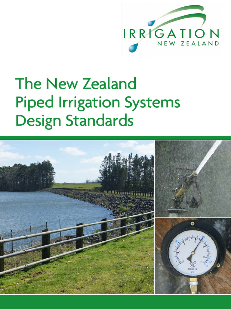 5. NZ Piped Irrigation Systems Design Standards | PDF | Pump | Irrigation