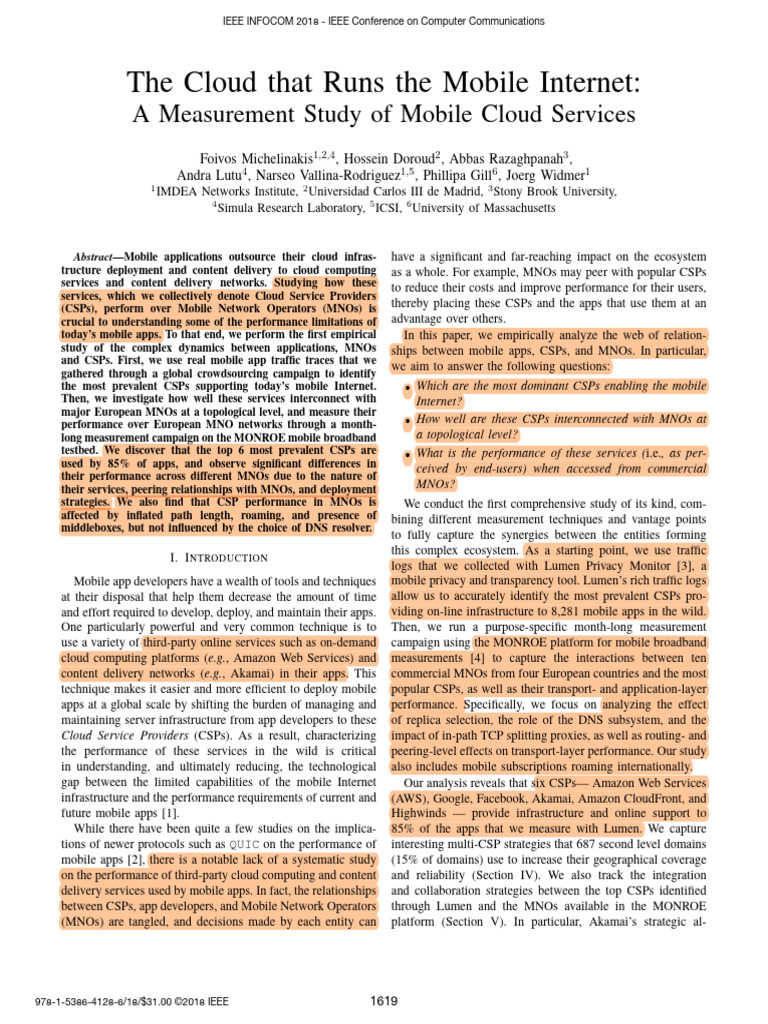The Cloud that Runs the Mobile Internet- Mobile Cloud Services | PDF | Domain Name System ...