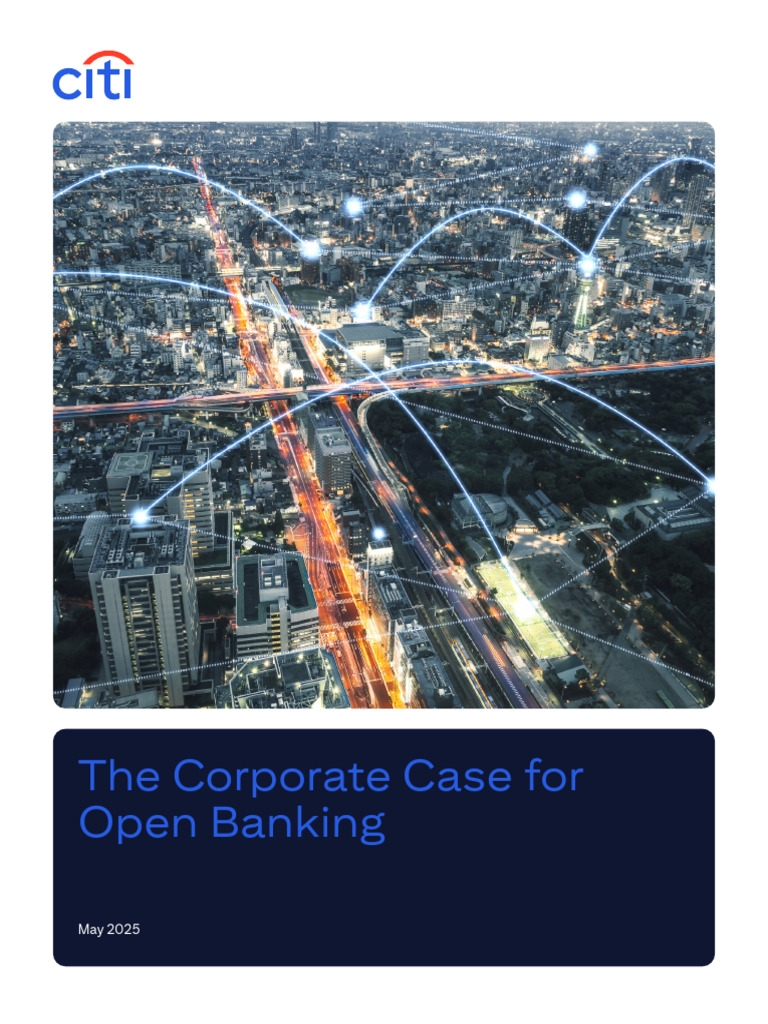 The Corporate Case For Open Banking | PDF | Banks | Citigroup
