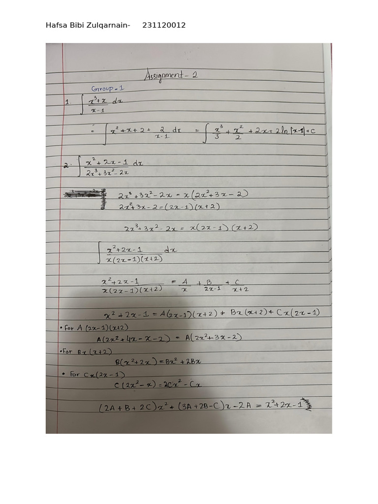 calculus 2 -HAFSA | PDF