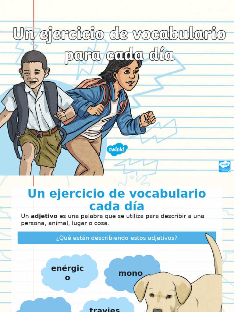 Ejercicios de Vocabulario para Cada Día | PDF | Predicado (Gramática ...