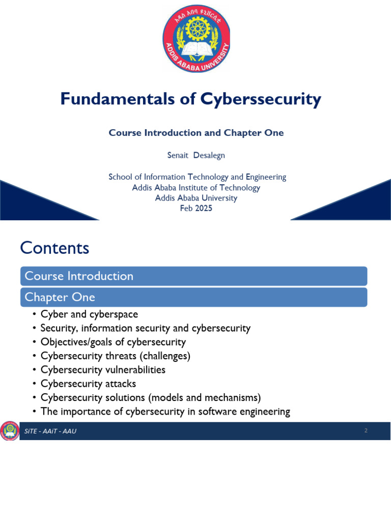 Fundamentals of CS - Chapter 1 | PDF | Security | Computer Security