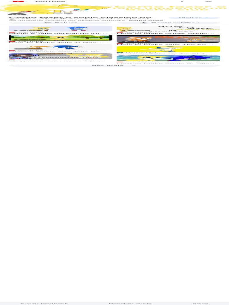 Classic Tails in Gacha - Pesquisa Google | PDF