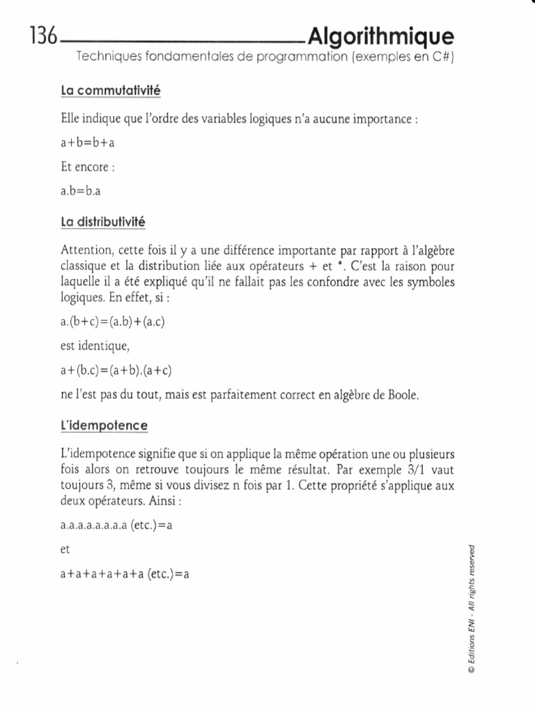 Wiley Algorithmique Programmation Cscharp - Partie70 | PDF