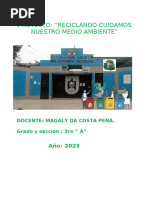 Proyecto Reciclando en La Escuela | PDF | Residuos | Reciclaje