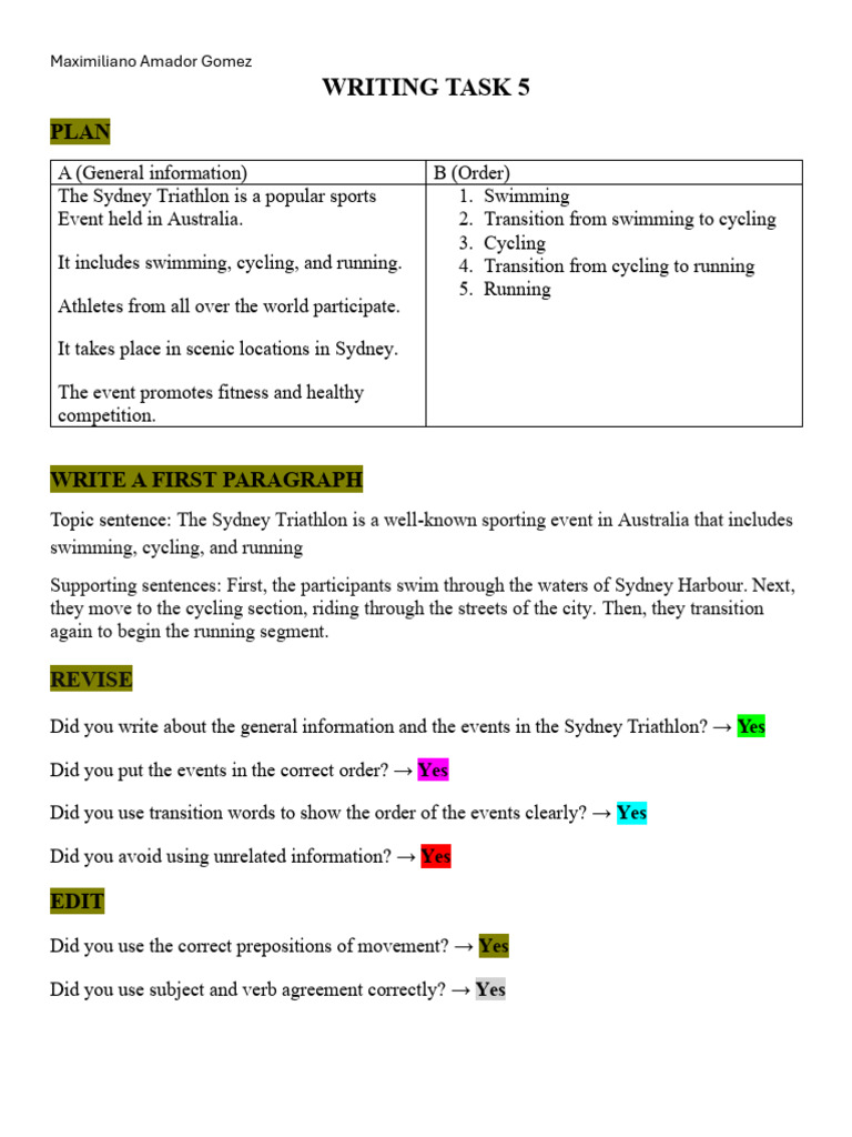 WRITING TASK 5 Final | PDF
