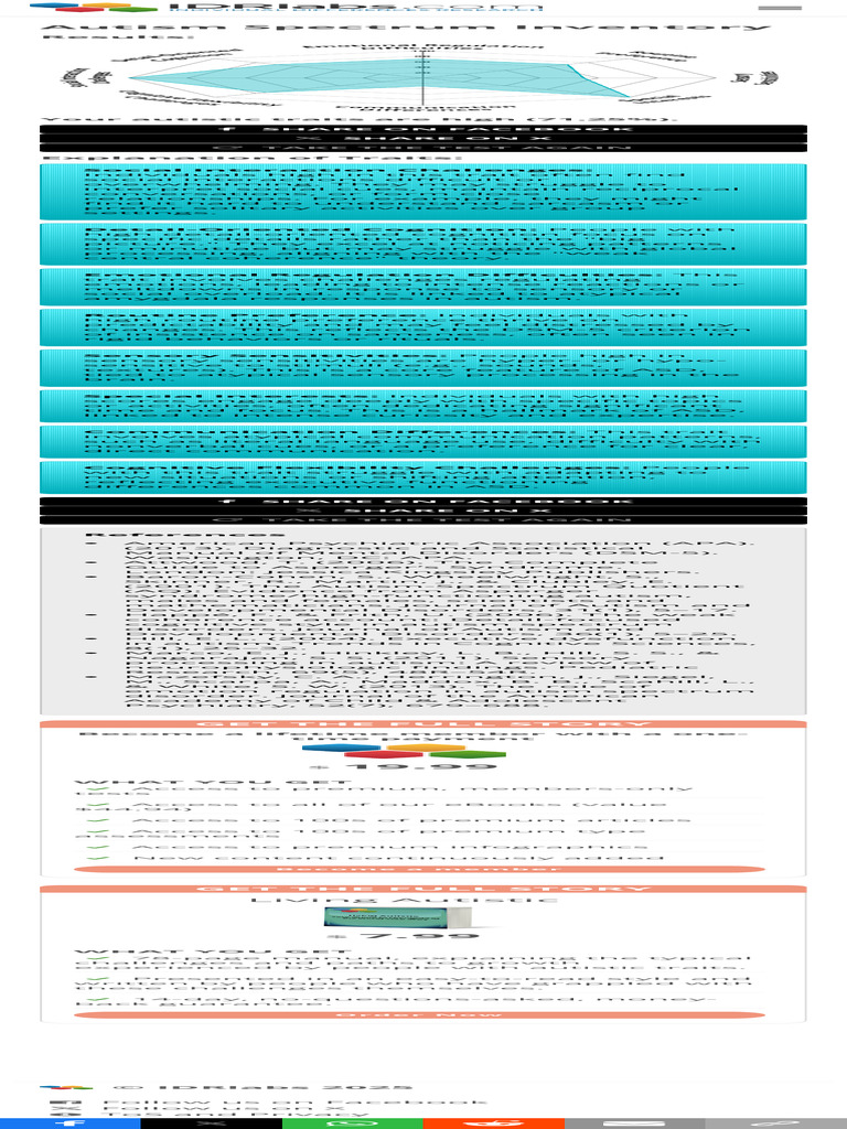 Autism Spectrum Inventory | PDF | Autism | Disability