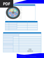 Indoor Riser (Mid-Span) Cable: Specifications | PDF | Green | Blue