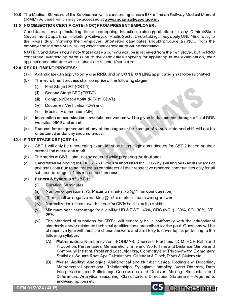 RRB Syllabus | PDF