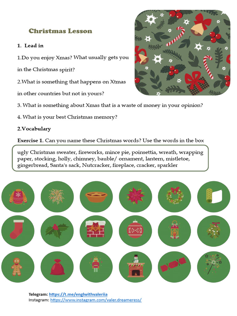 Christmas Lesson | PDF | Christmas | December Observances