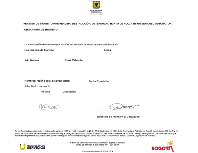 Transito Libre Du Plica Do Placa | PDF | Transporte