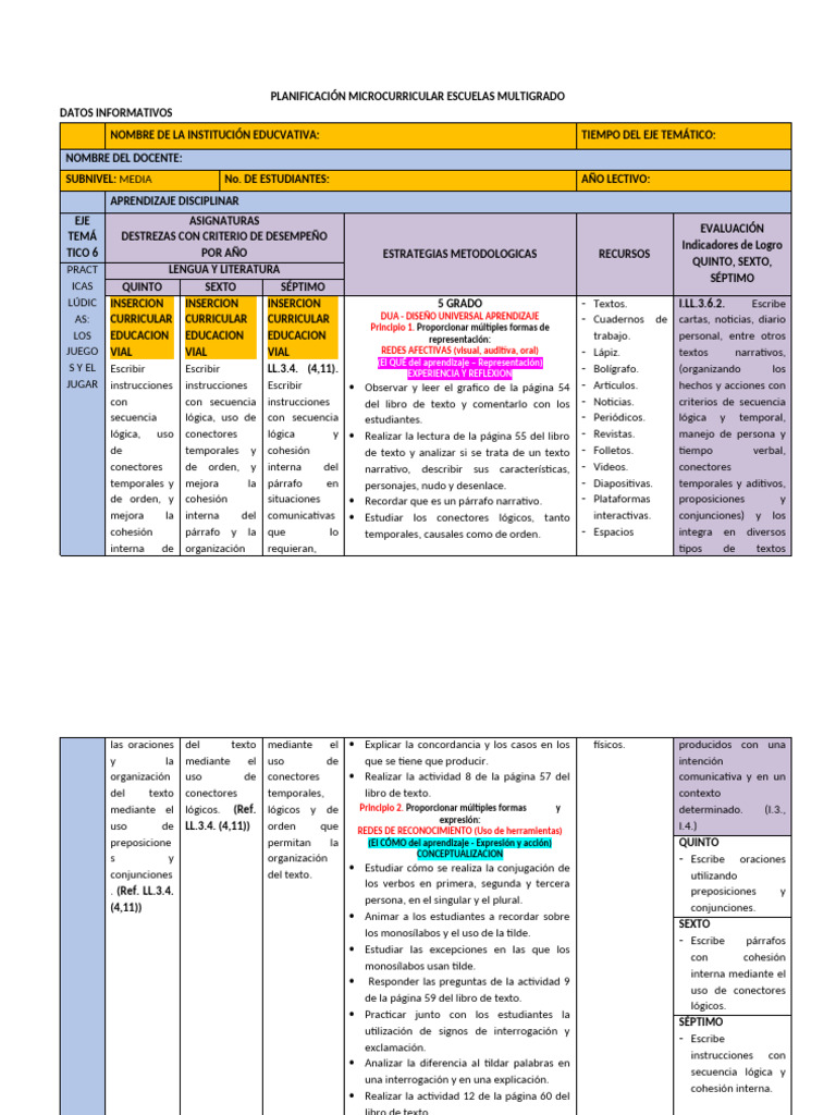 Eje 6 Media Plan Micro Multigrado 50 | PDF | Aprendizaje | Volumen