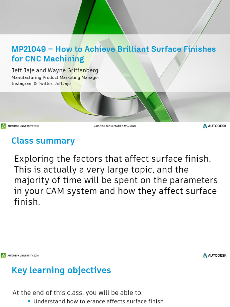 Cusp Height's Impact on Surface Finish | PDF | Surface Roughness ...