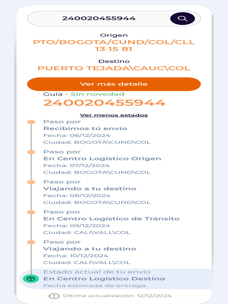 Sigue Tu Envio | PDF