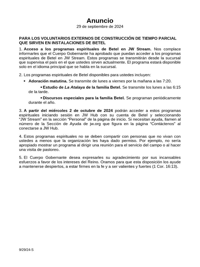 Anuncio Español | PDF