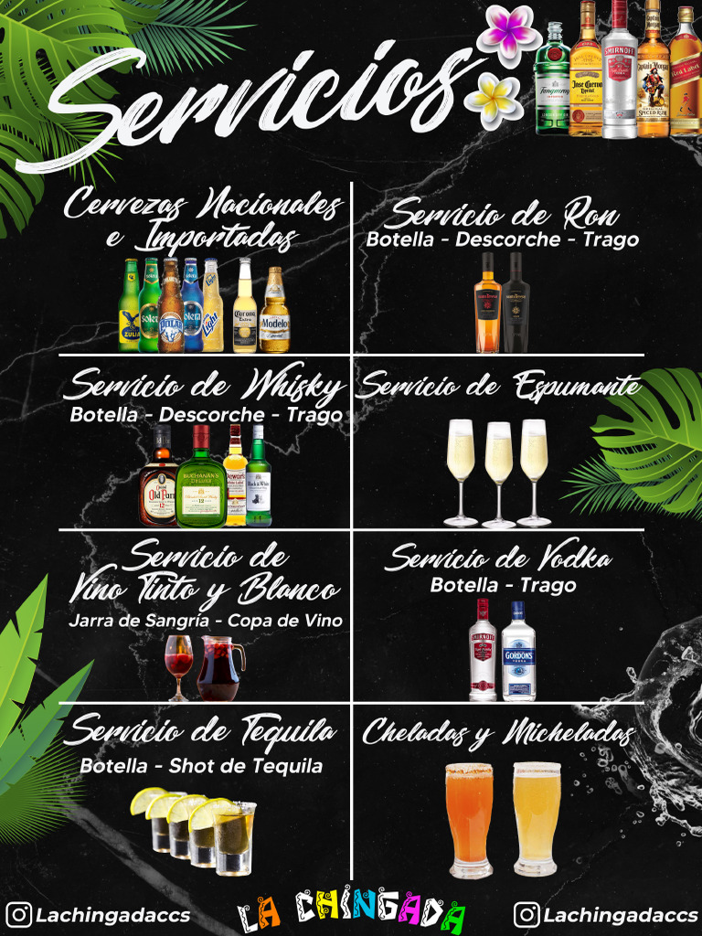 Menu de Licores | PDF