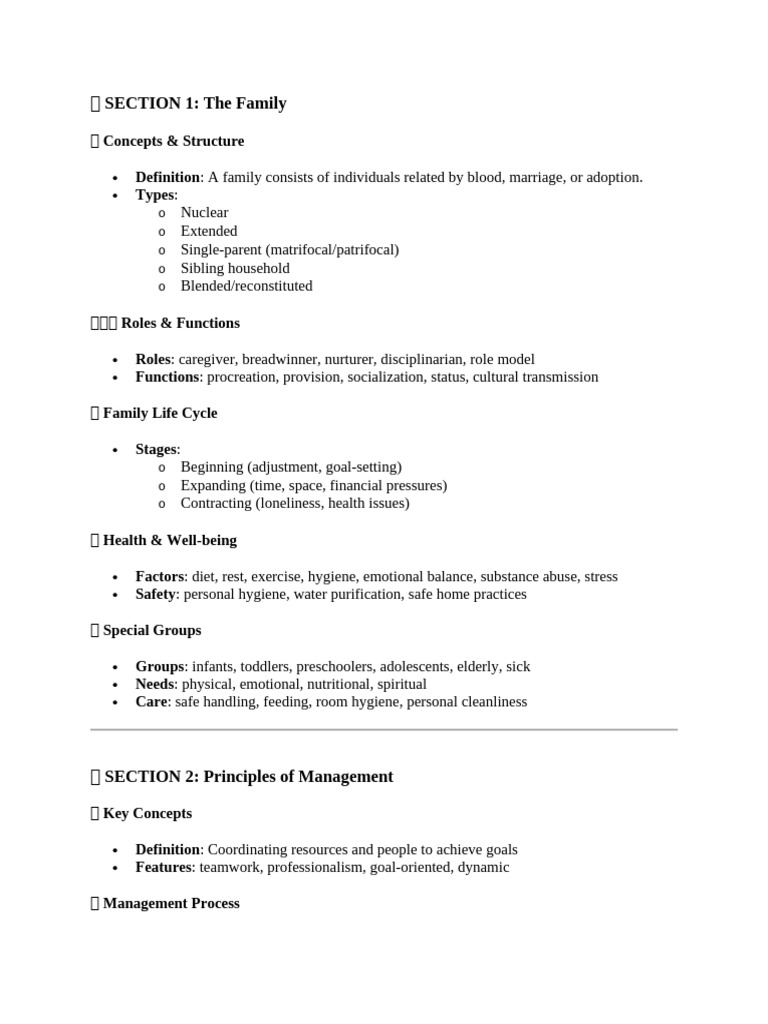 CSEC Family and Resource Management | PDF | Family | Credit