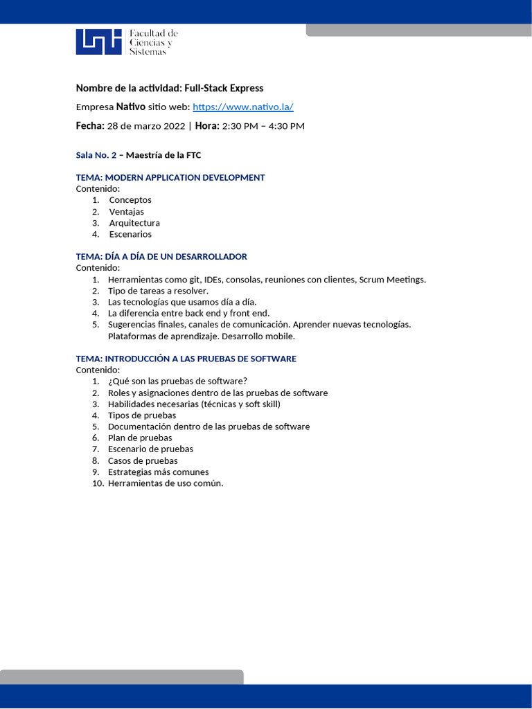 Actividad Full-Stack Express | PDF