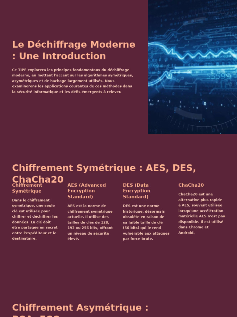 tipe déchiffrage | PDF | Public-key cryptography | Cryptage