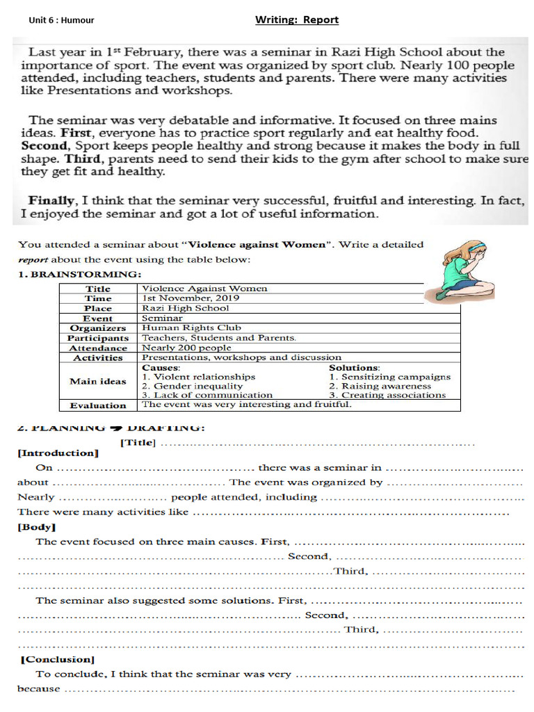 Writing Report Unit 9 | PDF