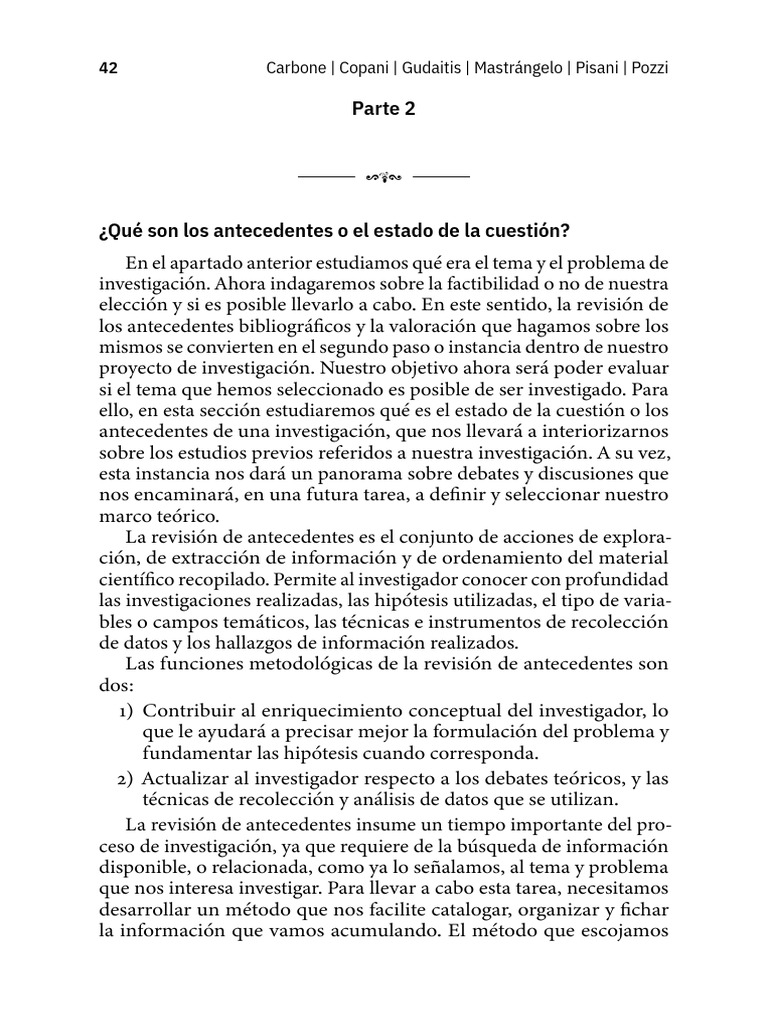 Caja... Consulta Bibliografica y Estado de La Cuestion. Cap 2, Parte 2 | PDF | Información ...