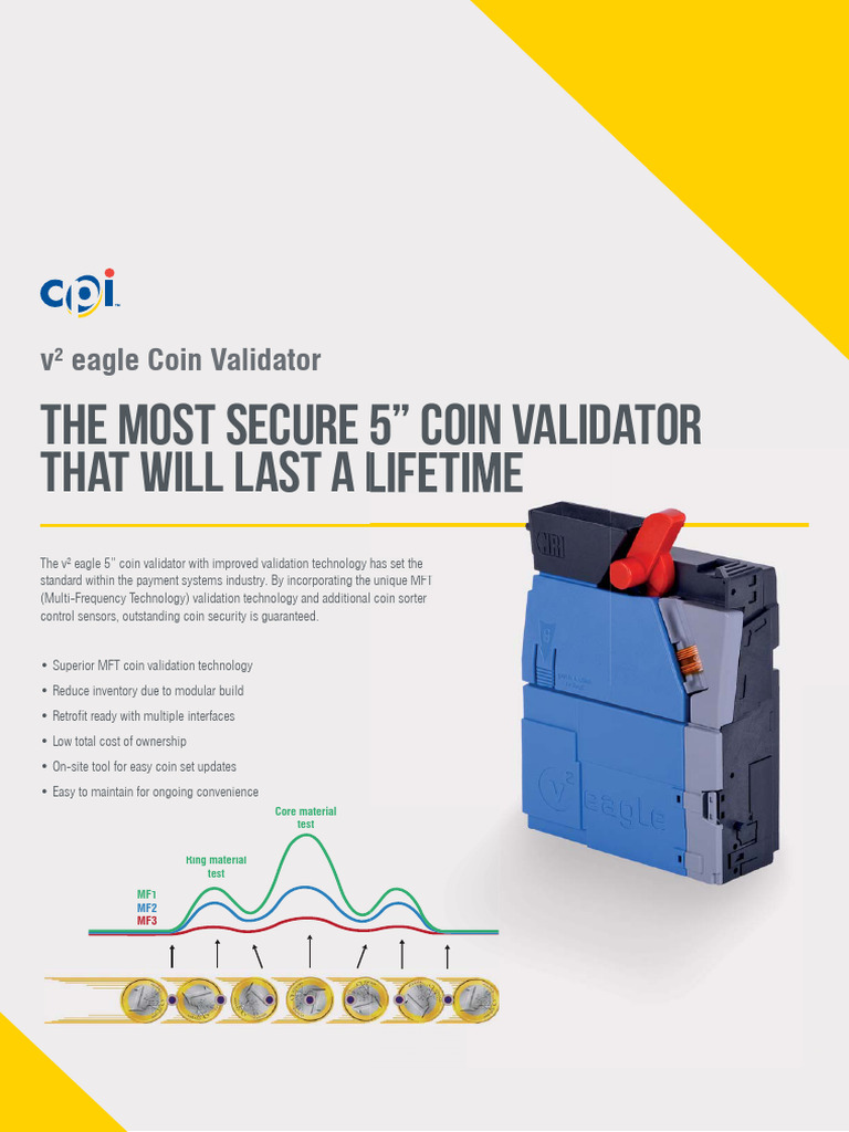 v2 Eagle Coin Validator | PDF | Electrical Engineering | Equipment