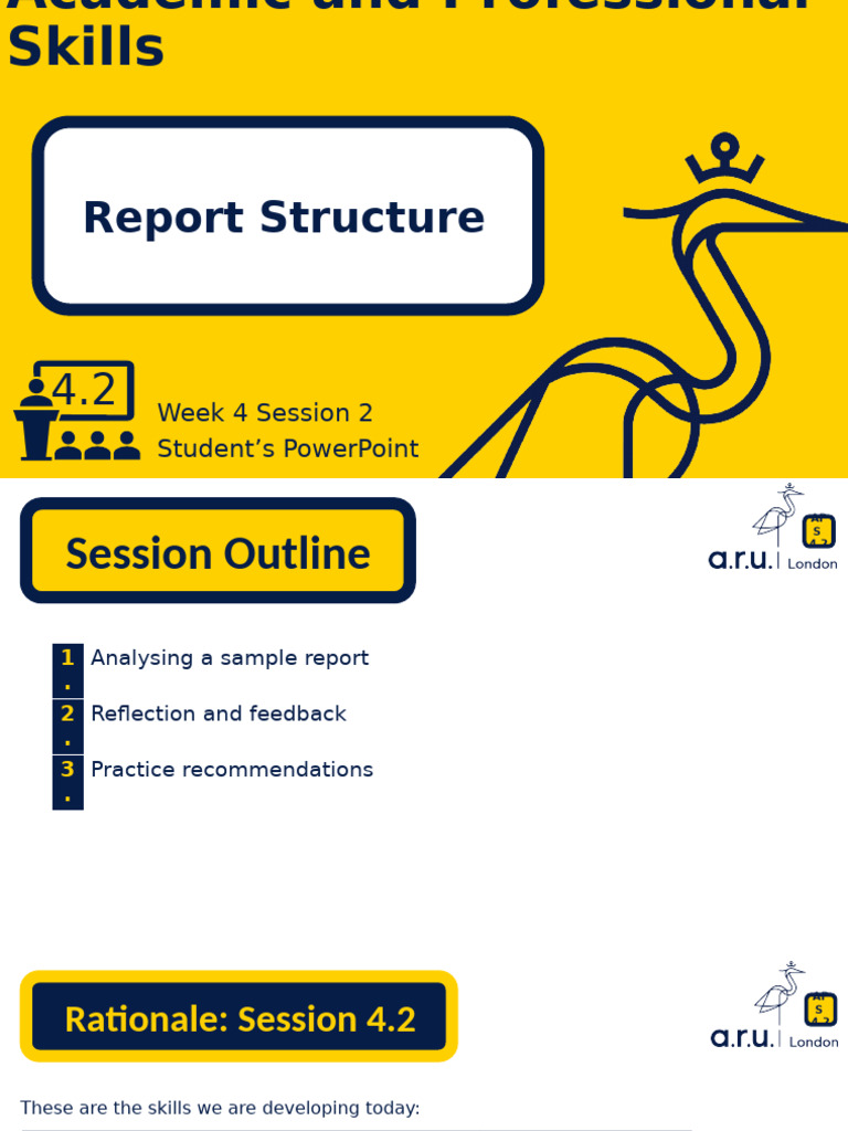 APS 4.2 Student's PPT Report Structure | PDF | Restaurants | Learning