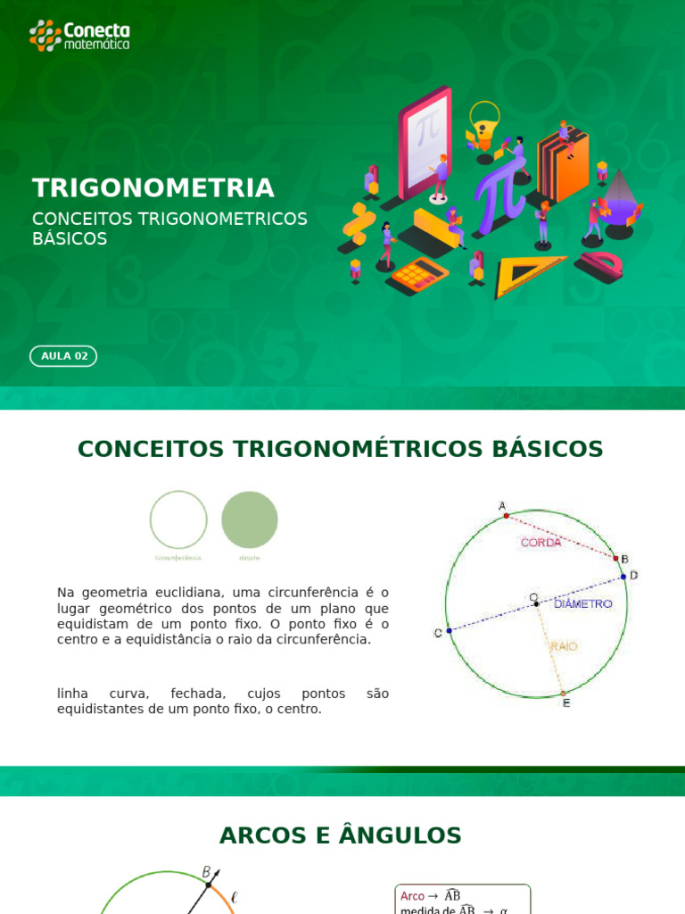 002 - Trigonometria - Conceitos Trigonometricos Básicos | PDF | Trigonometria | Ângulo