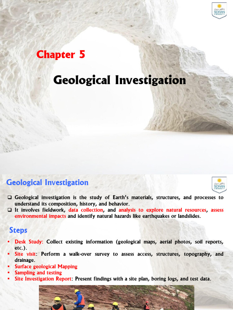 5-Geological Investigation | PDF | Geology | Map