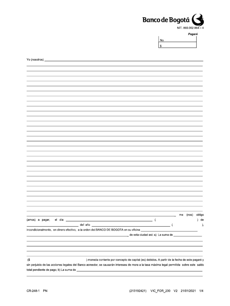 Garantias Bogota | PDF