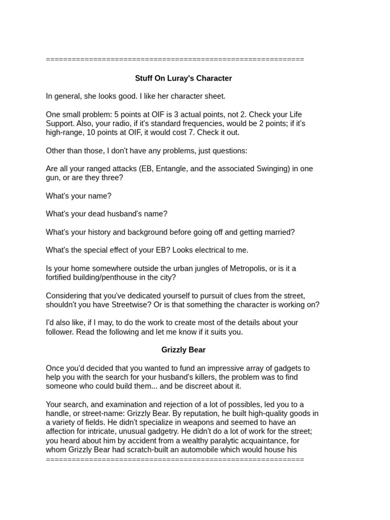 Shadows Campaign Characters | PDF