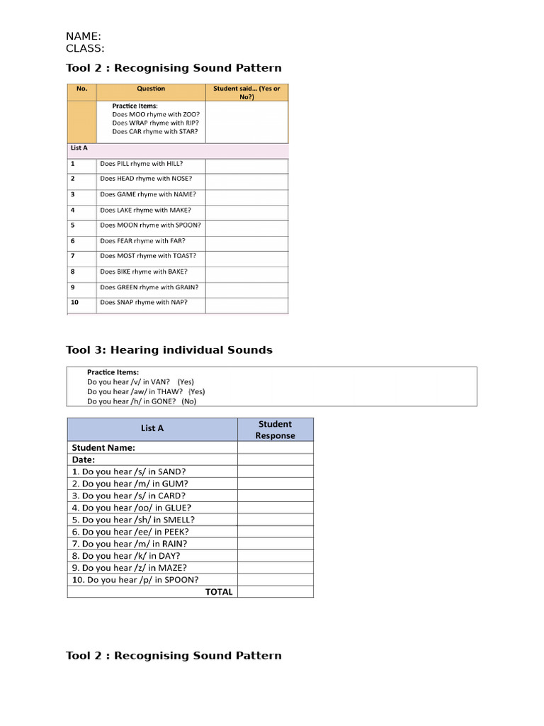 Instruction Year 5 | PDF