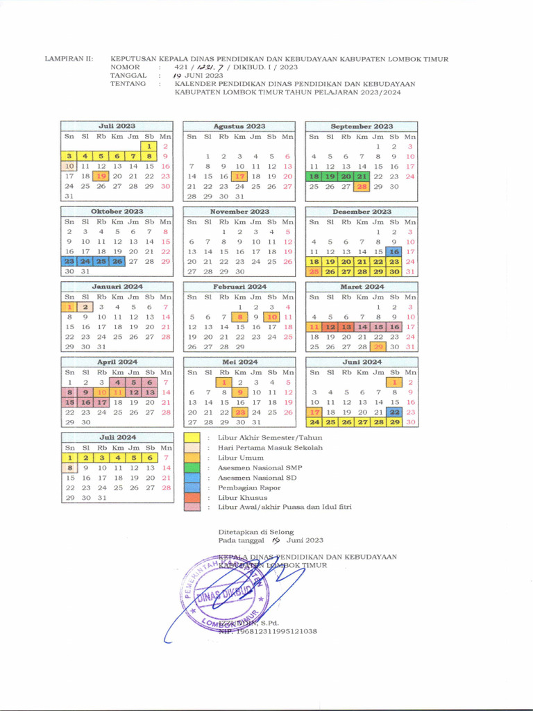Kaldik Ta 2023-2024 | PDF