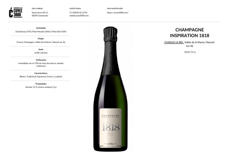 Champagne Inspiration 1818 | PDF