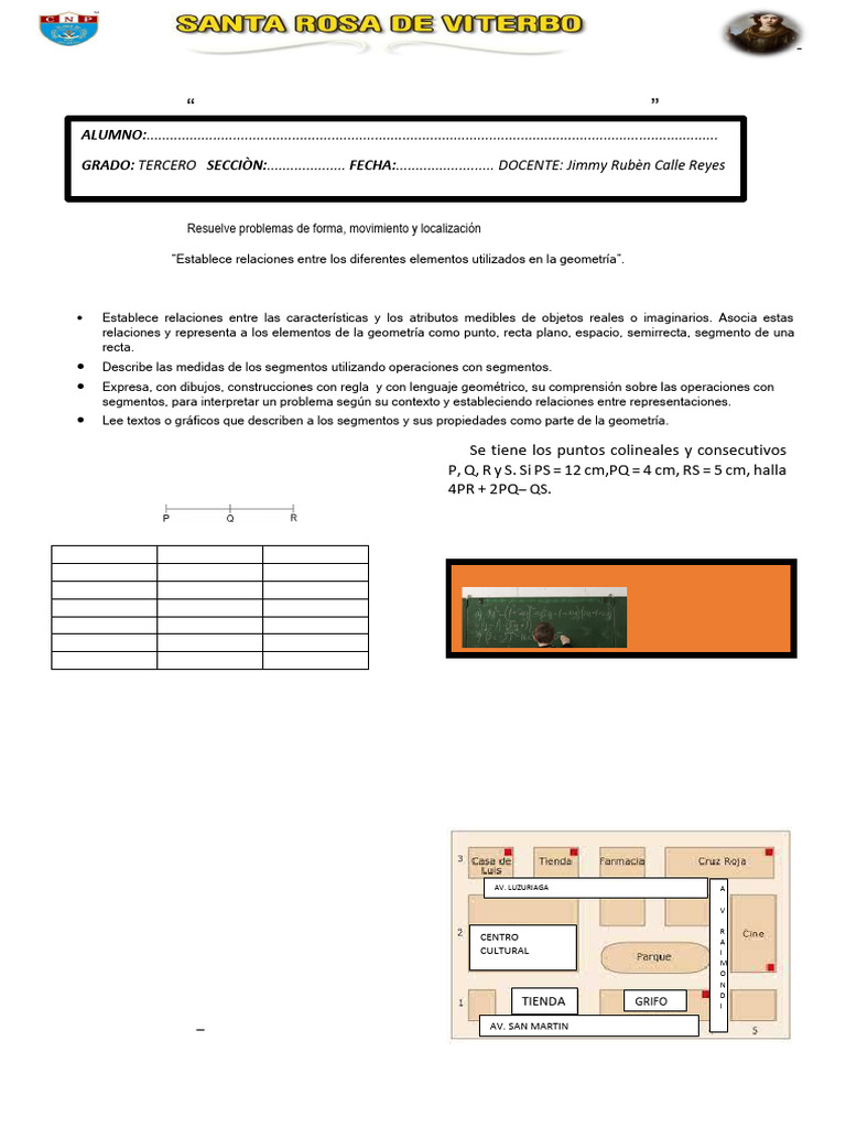 Ficha de Conceptos Geometricos | PDF | Geometría | Matemáticas
