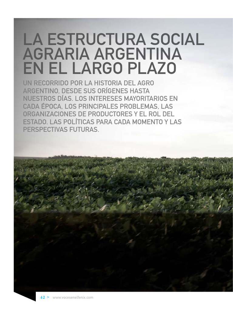 Girbal Bacha - Estruct Social Agraria 27-9 | PDF | Inflación | Agricultura