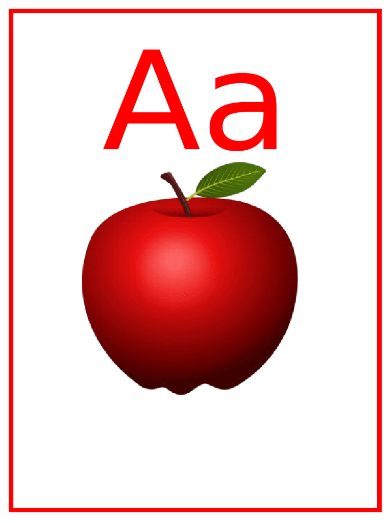 Alphabets Flashcards-For Teachers-Aa To ZZ | PDF
