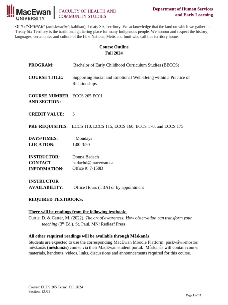 Eccs 265 Ec01 Co Fa2024 | PDF | Academic Integrity | University