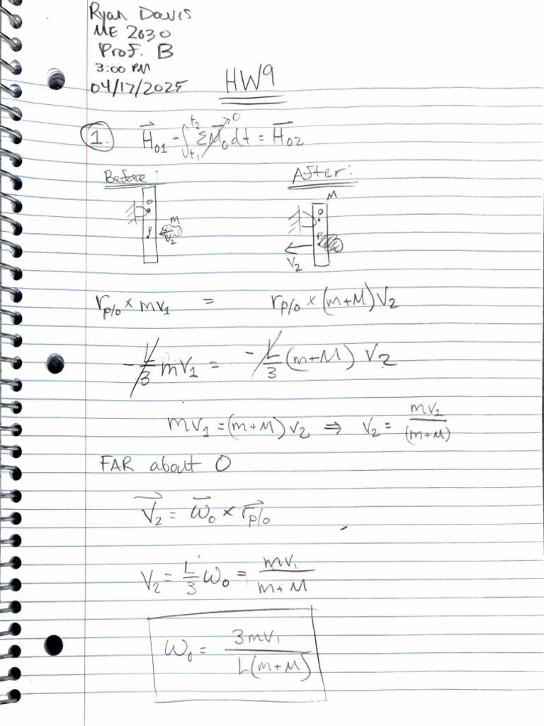 Thermodynamics HW9 | PDF