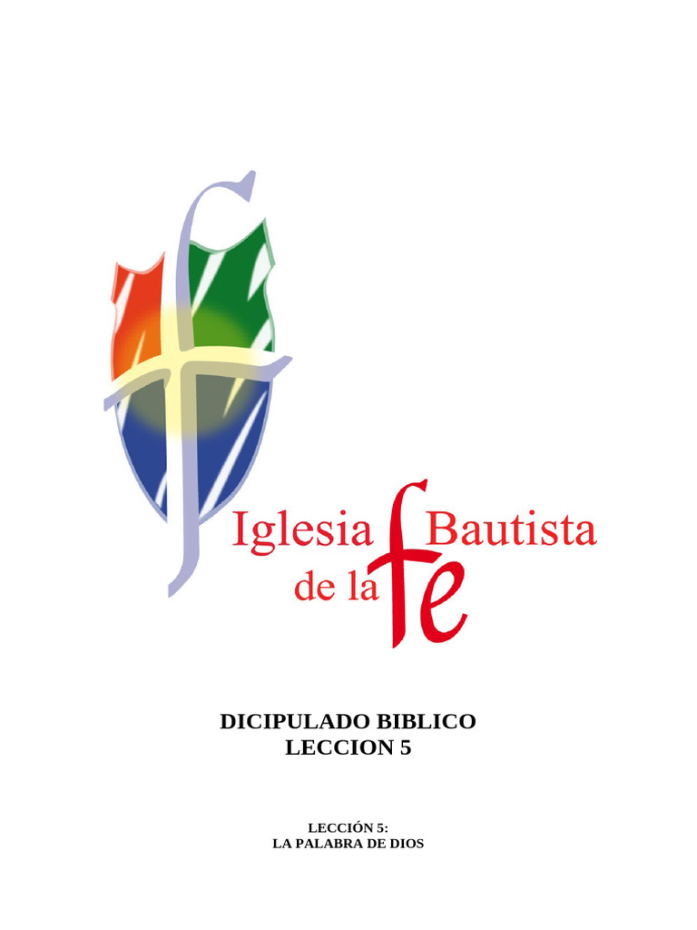 El Discipulado Biblico 5 | PDF | Biblia | Cristo (título)