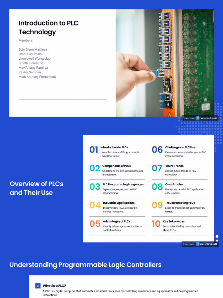 Understanding Programmable Logic Controllers | PDF