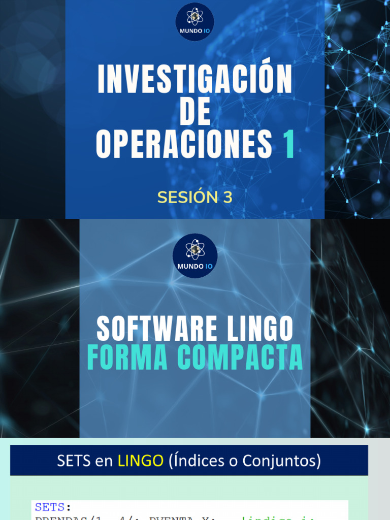 Sesion 3 IO1 | PDF