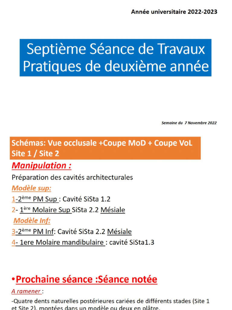 7Ã¨me sÃ©ance | PDF
