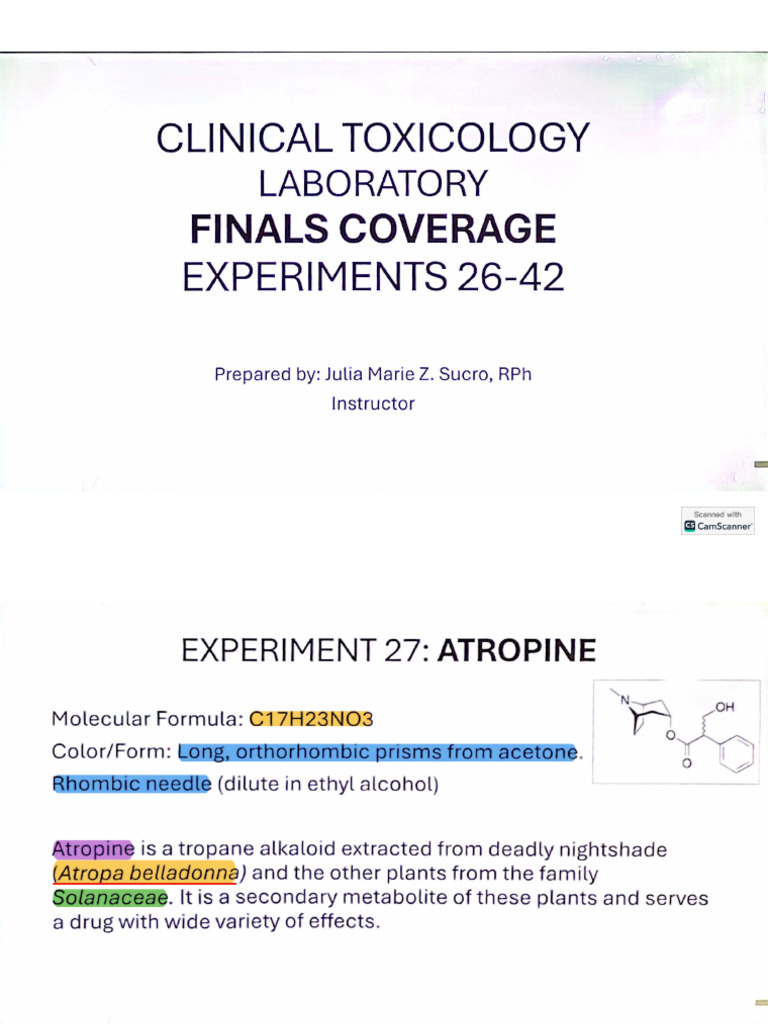 Toxi Lab Finals | PDF