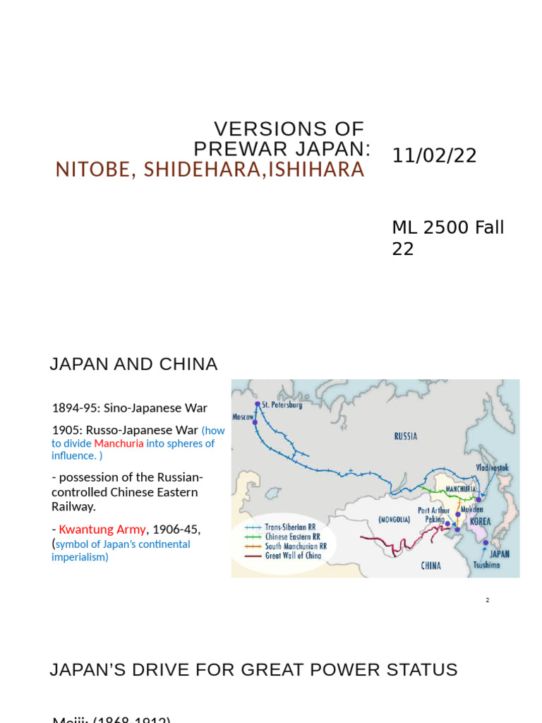 1102 - Japan Before WW2 | PDF | Japan | Empire Of Japan